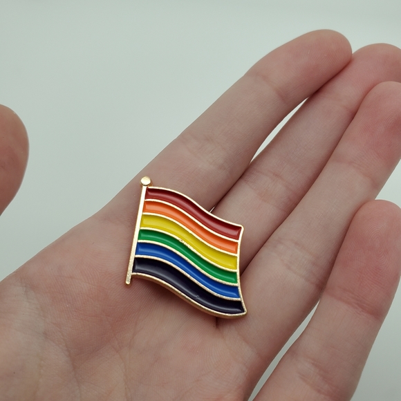 Jewelry | Lgbtq Pride Rainbow Flag Pin | Poshmark